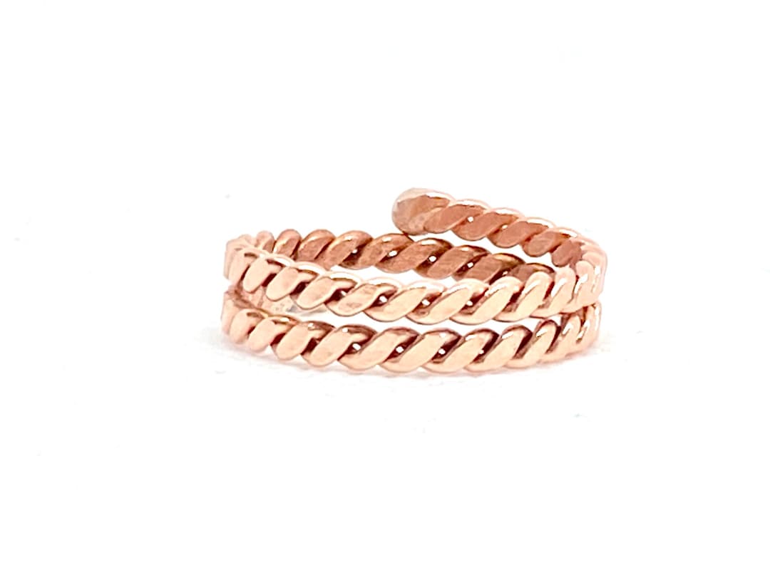 BTS Royal Cubit Wrap Around Finger Ring, Tensor Rings , Copper Ring for ...