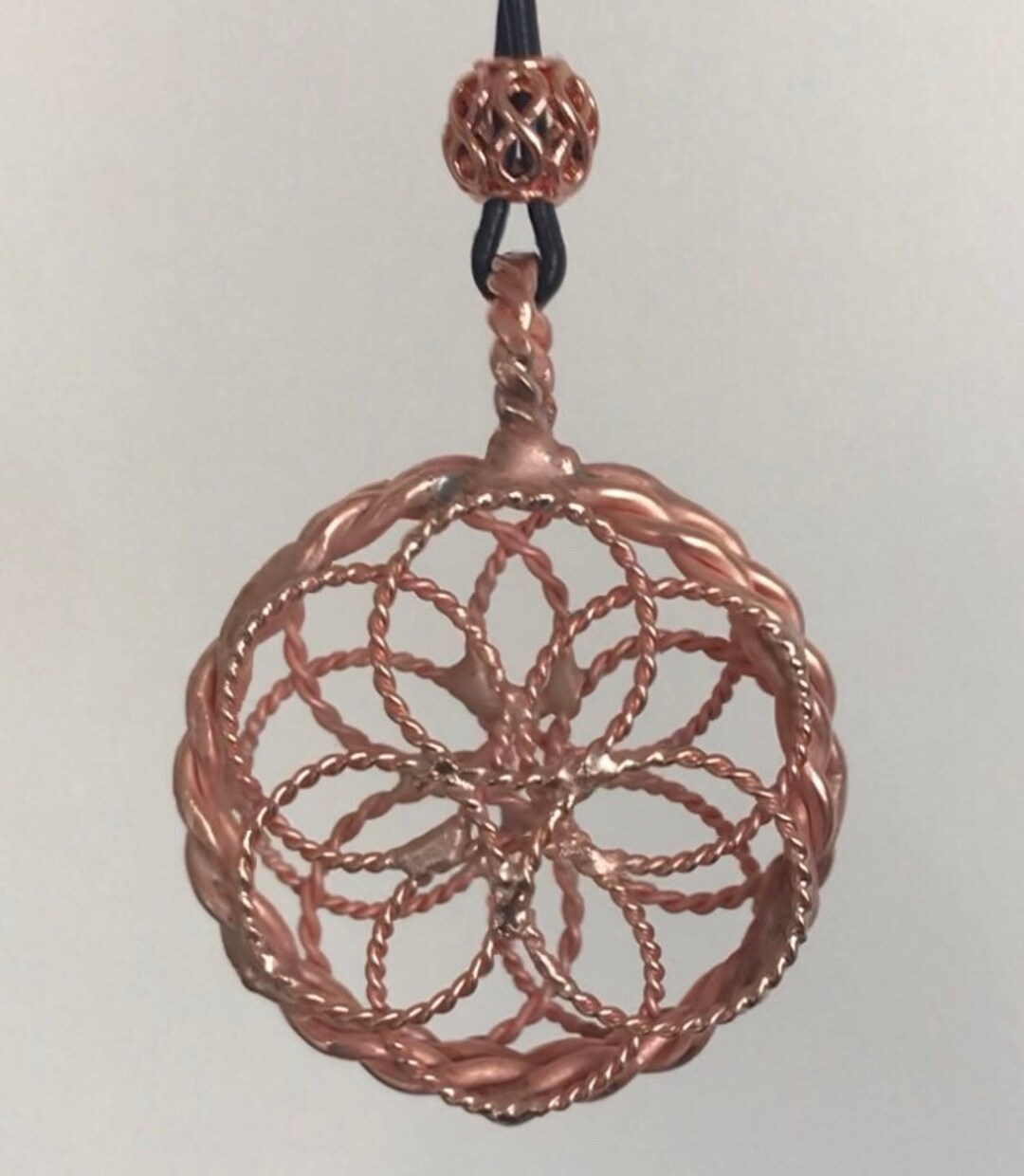 Gympie Double Regeneration Tube Torus Pendant - Tensor Ring - Copper ...