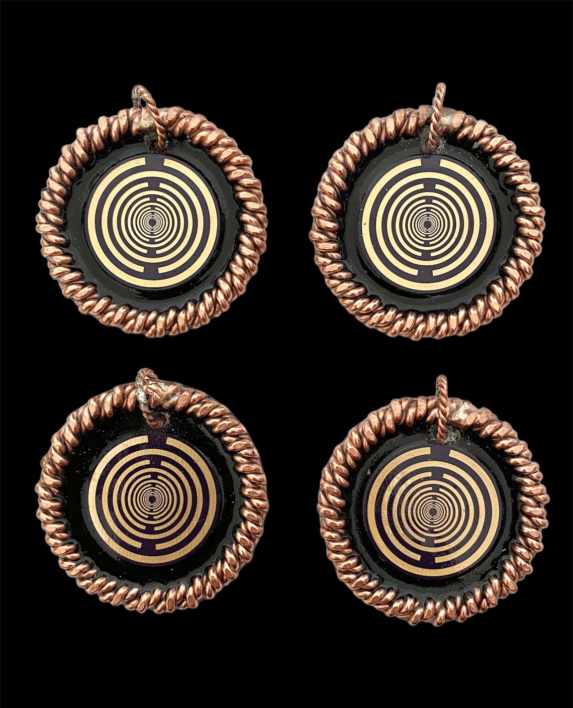 MWO Tensor Pendant, Tensors Rings, Copper Rings, Radionics, Reiki ...