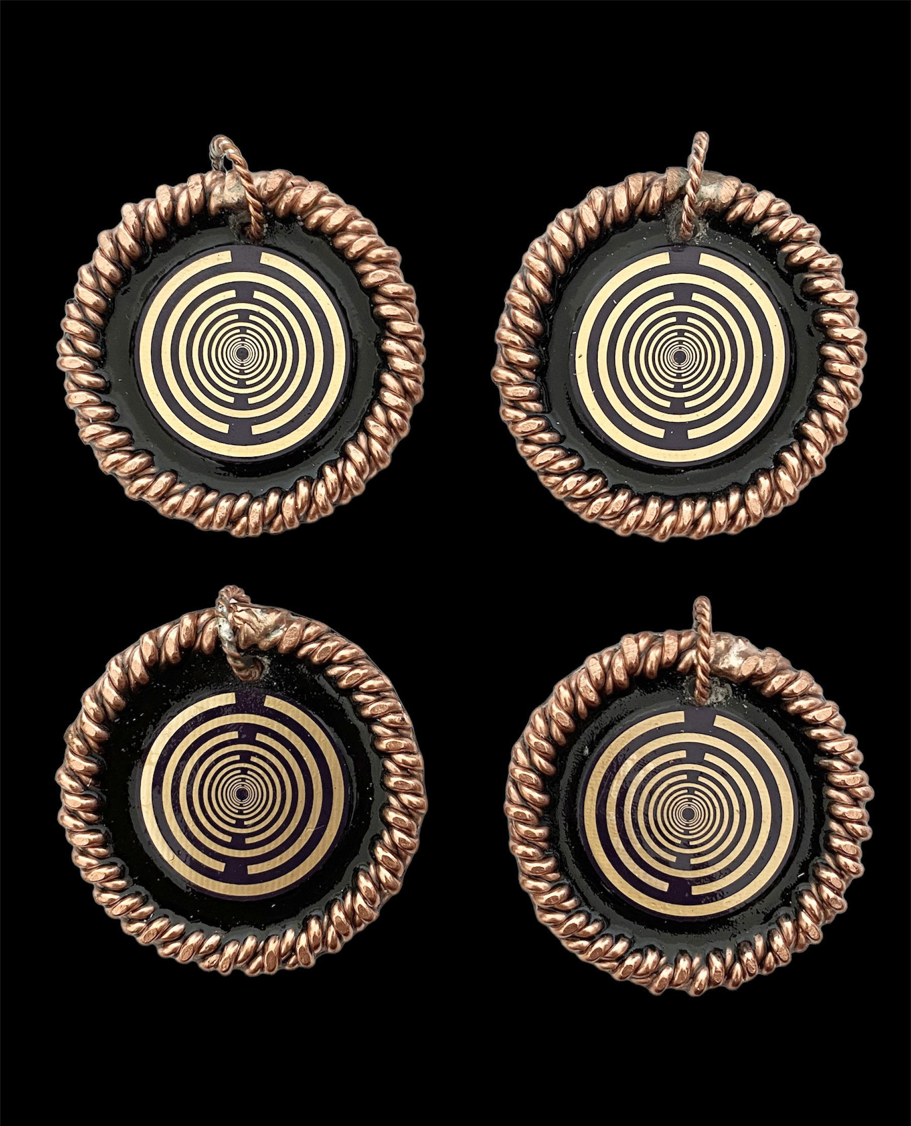 MWO Tensor Pendant, Tensors Rings, Copper Rings, Radionics, Reiki ...