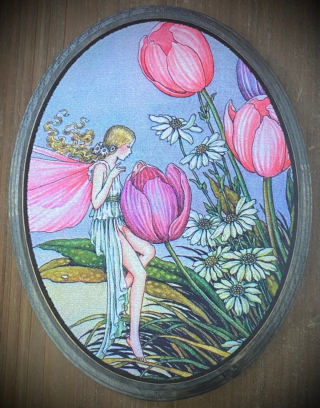 The Tulip Fairy Vintage Fairy Tale Story Book Illustration Made Into a ...