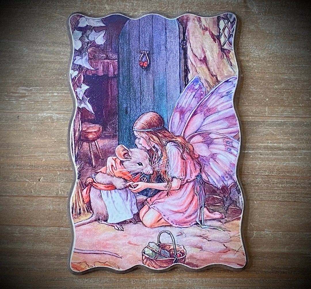 Cecily Mary Barker Plaque of Vintage Illustration Decor Sweet Fairy ...