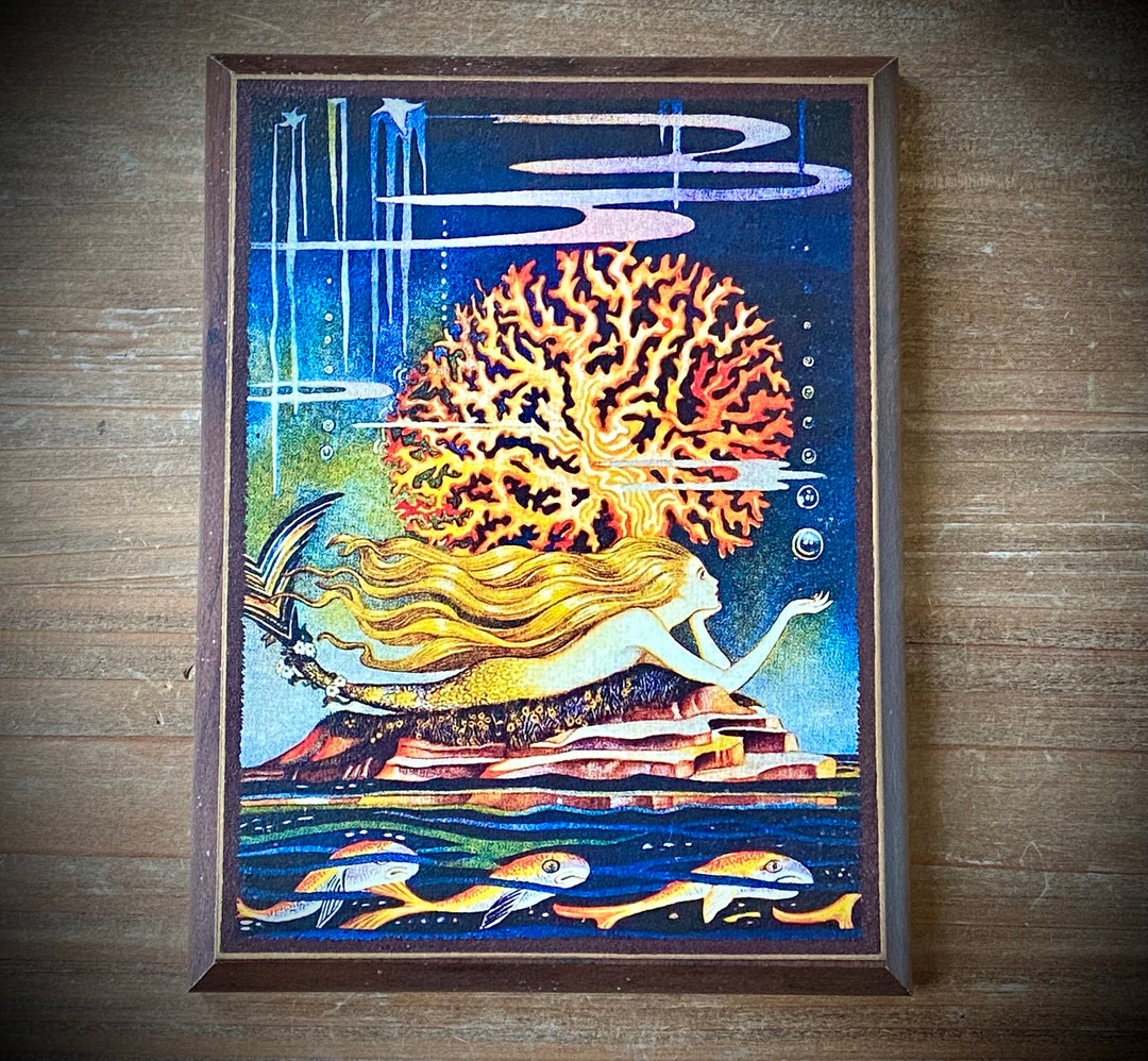 The Little Mermaid Fairy Tale Book Vintage Illustration Made Into a ...