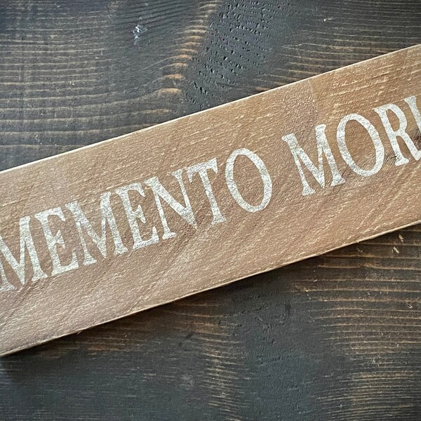 Memento Mori - Etsy
