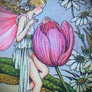 The Tulip Fairy Vintage Fairy Tale Story Book Illustration Made Into a ...