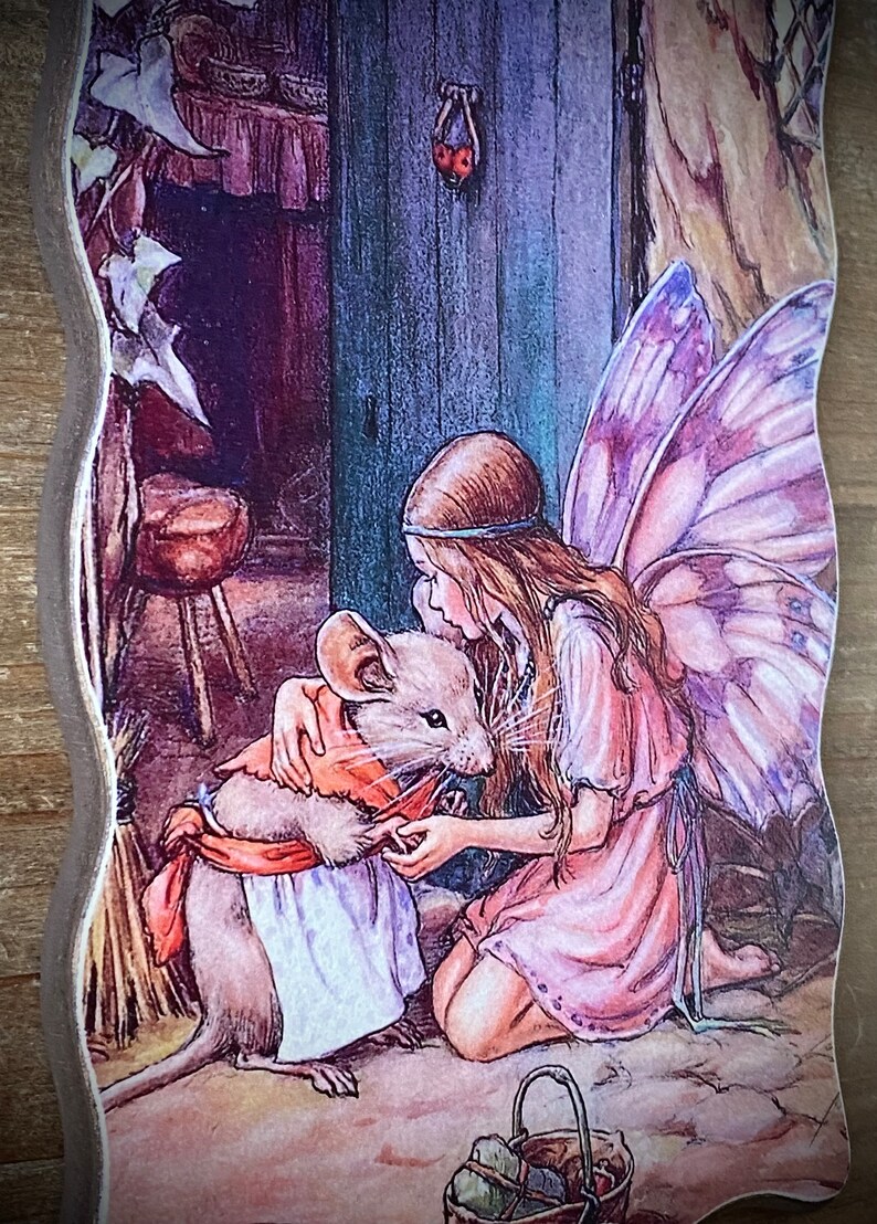 Cecily Mary Barker Plaque of Vintage Illustration Decor Sweet Fairy ...