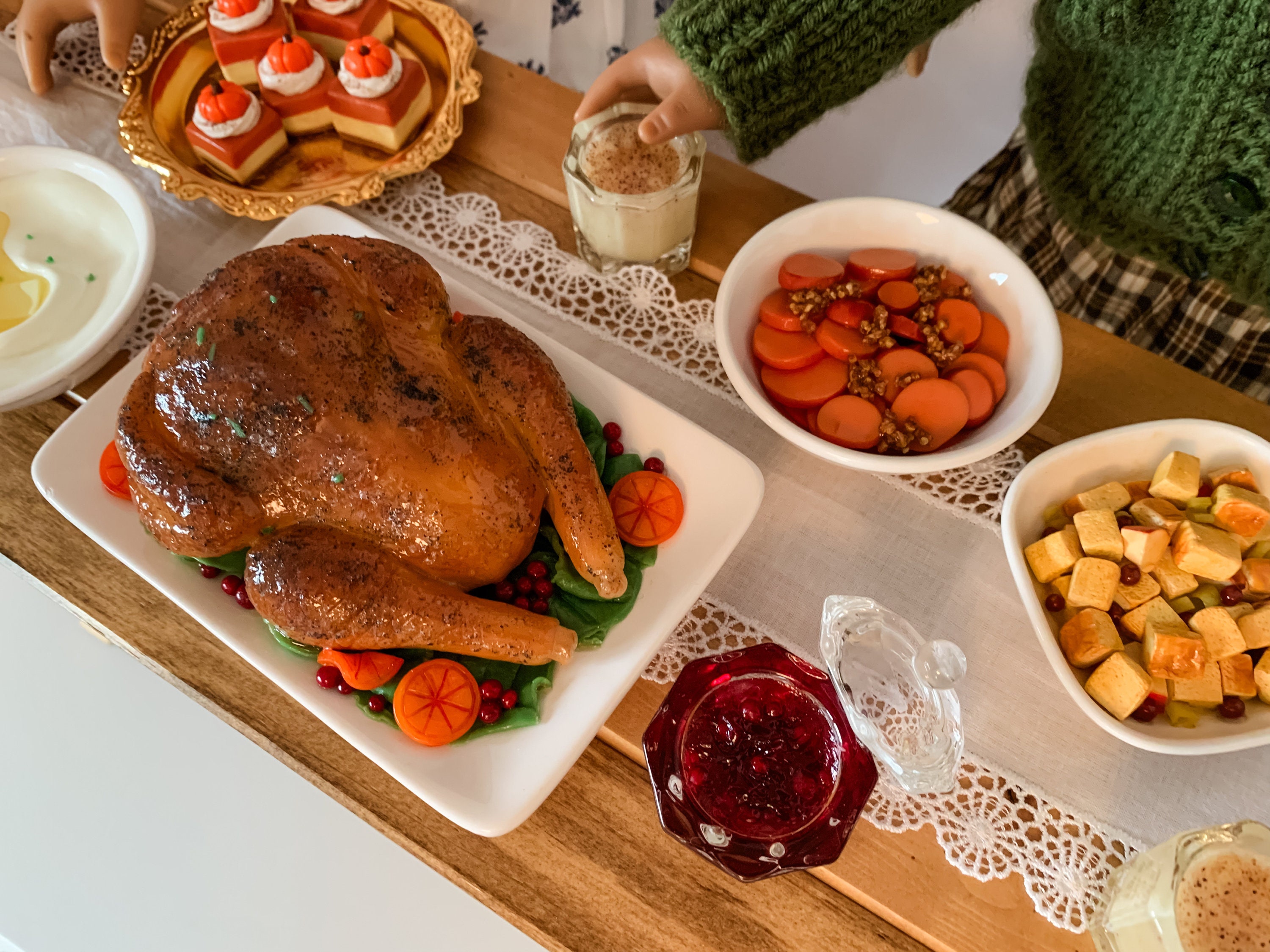 1:3 Scale Turkey Platter for 18 Dolls - Etsy