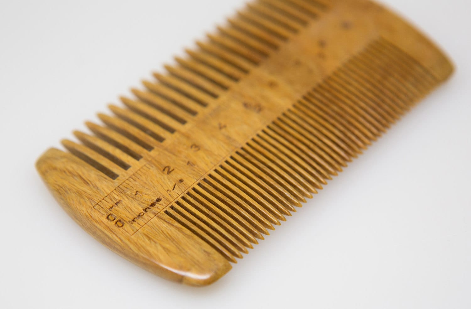 The Ruler Comb wide & fine tooth | Etsy