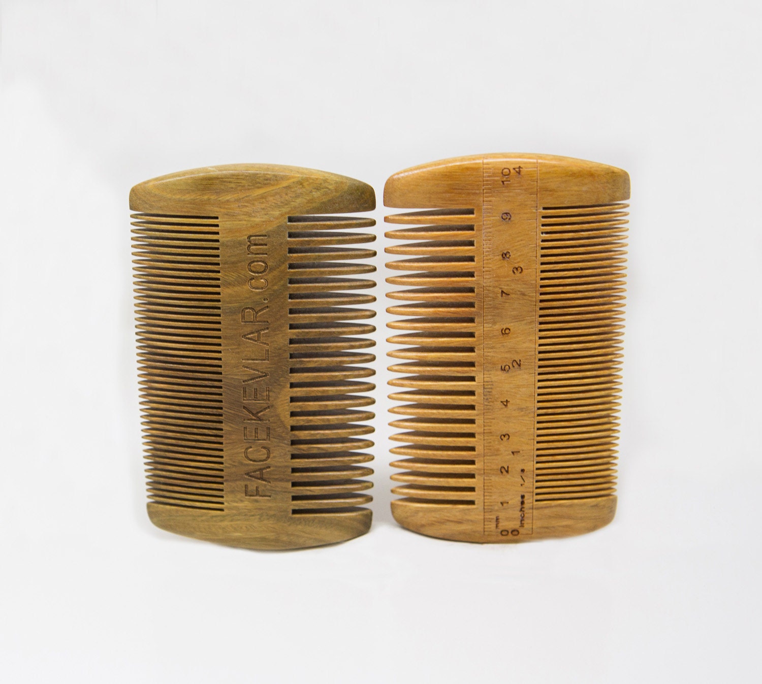 The Ruler Comb wide & Fine Tooth - Etsy