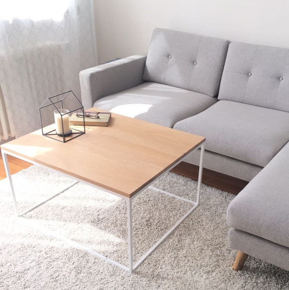 Roomify Coffee Table DOMI White Loft, Design, INDUSTRIAL Living Room ...