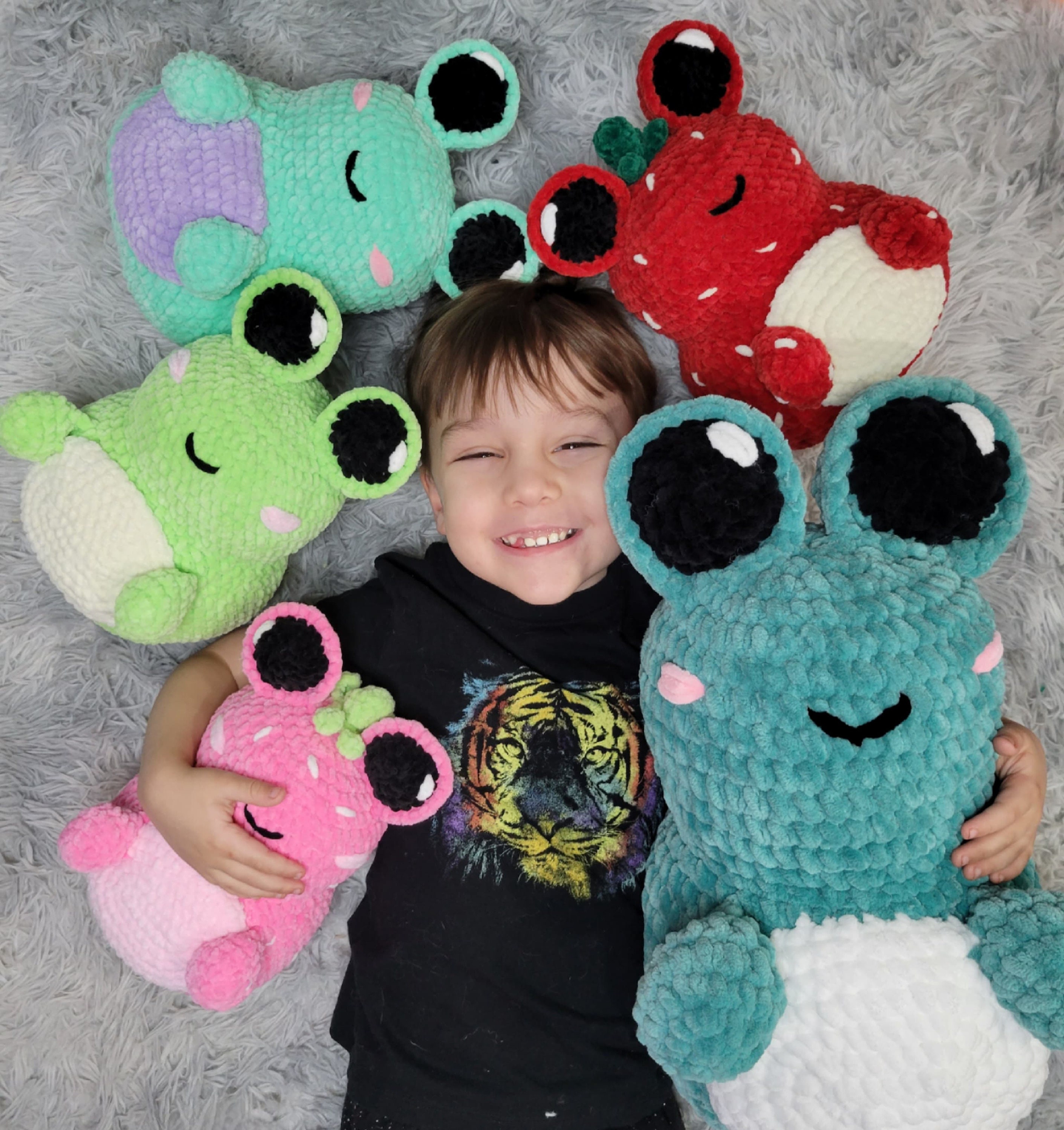 Blob the Frog Crochet Pattern - Etsy