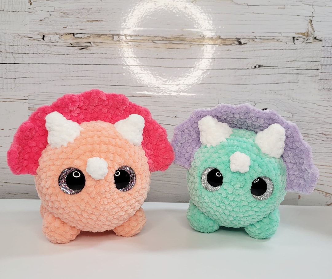 Ted the Triceratops Pattern - Etsy