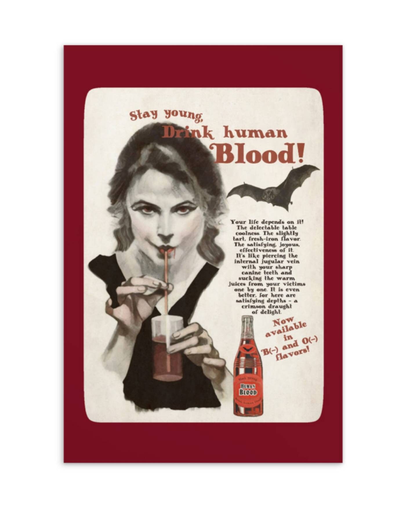 Vampire Drinking Human Blood