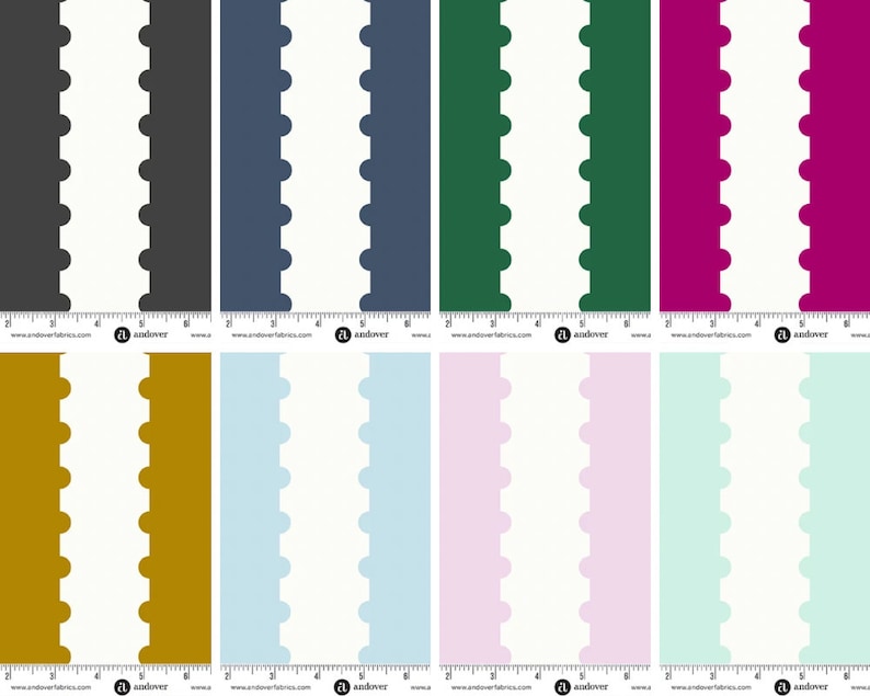 Stamp Stripe Quilt Fabric by Alison Glass for Andover, by the Half Yard ...