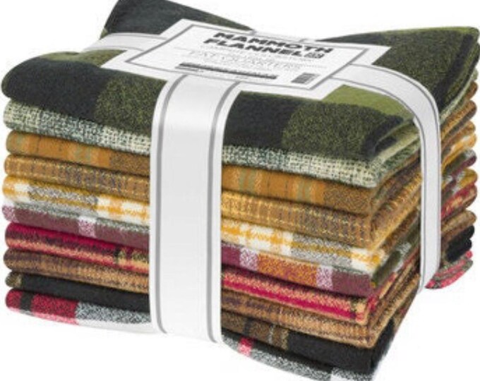 Mammoth Flannels Campsite Colorstory Fat Quarter Bundle, by Robert ...