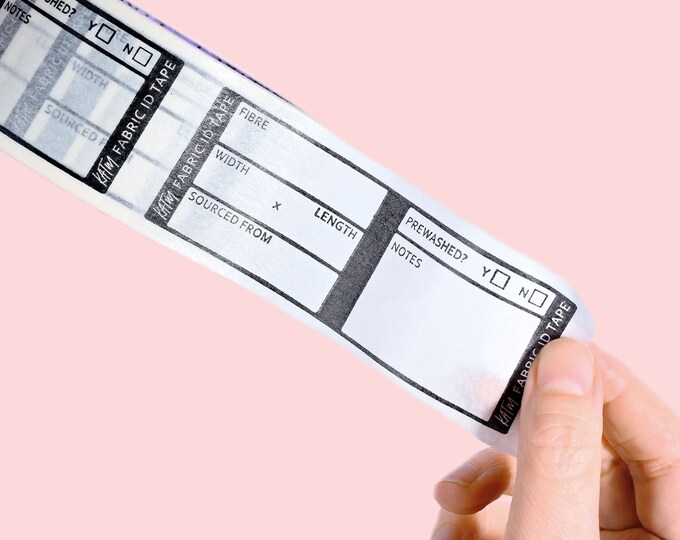 Fabric ID Tape, Organize, Identify Fabrics in Your Stash, One Roll of ...
