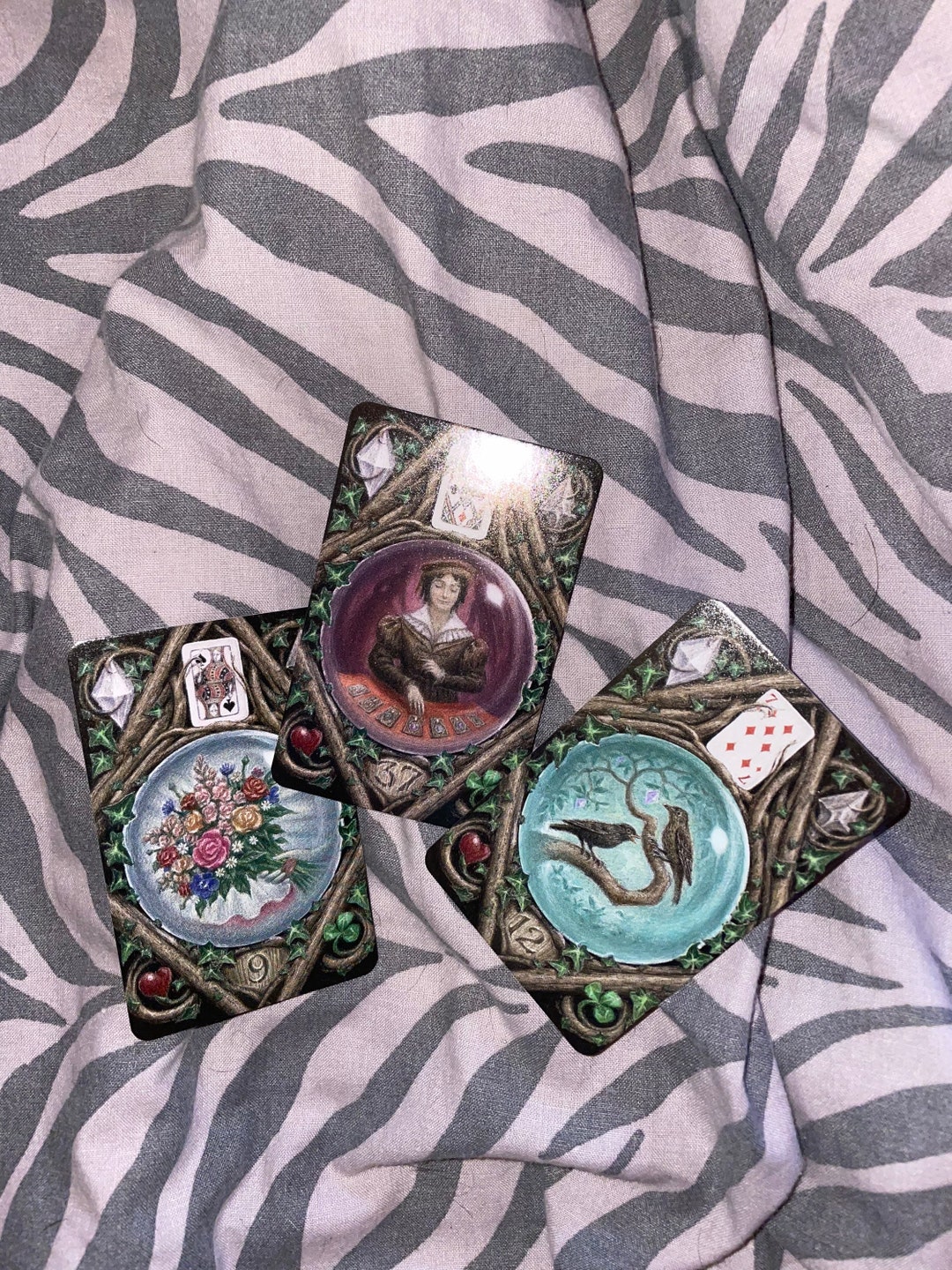 Three Card Lenormand Oracle Reading , One Question or Situation . - Etsy