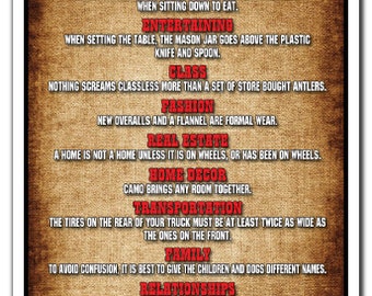 Hillbilly sign | Etsy