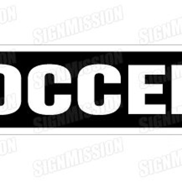 Soccer Street Sign - Etsy
