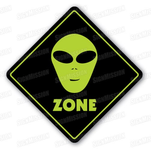 ALIEN CROSSING Sign New Xing Road Gift - Etsy