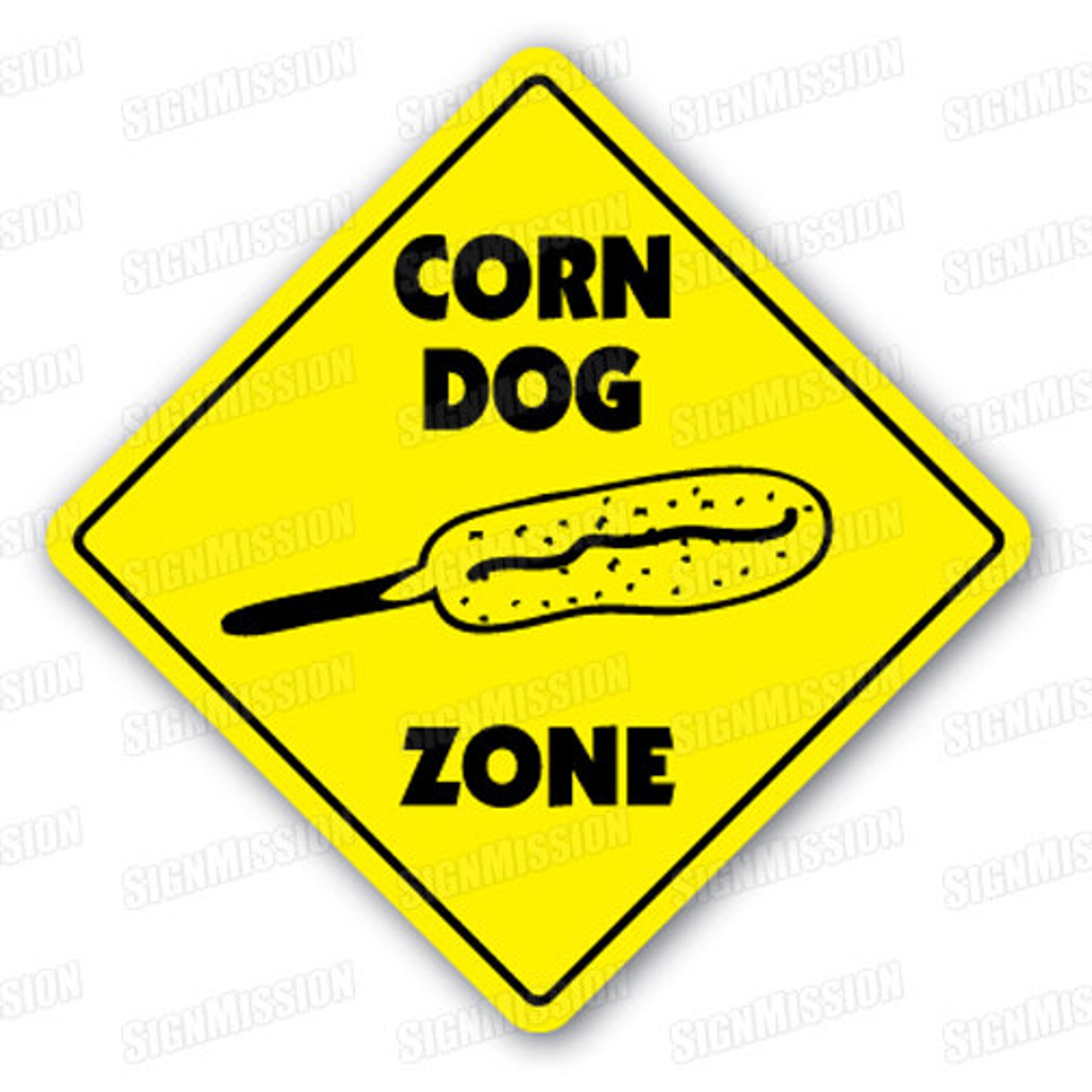 CORN DOG ZONE Sign Vendor Trailer Concessions Carnival - Etsy