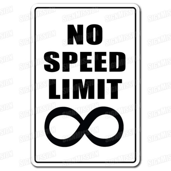 No Speeding Sign - Etsy