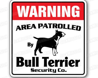 Bull Terrier Sign - Etsy