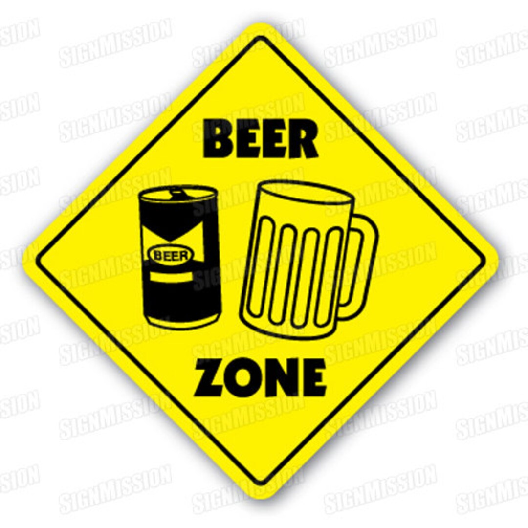BEER ZONE Sign Novelty Signs Mug Glass Neon Tap Keg - Etsy