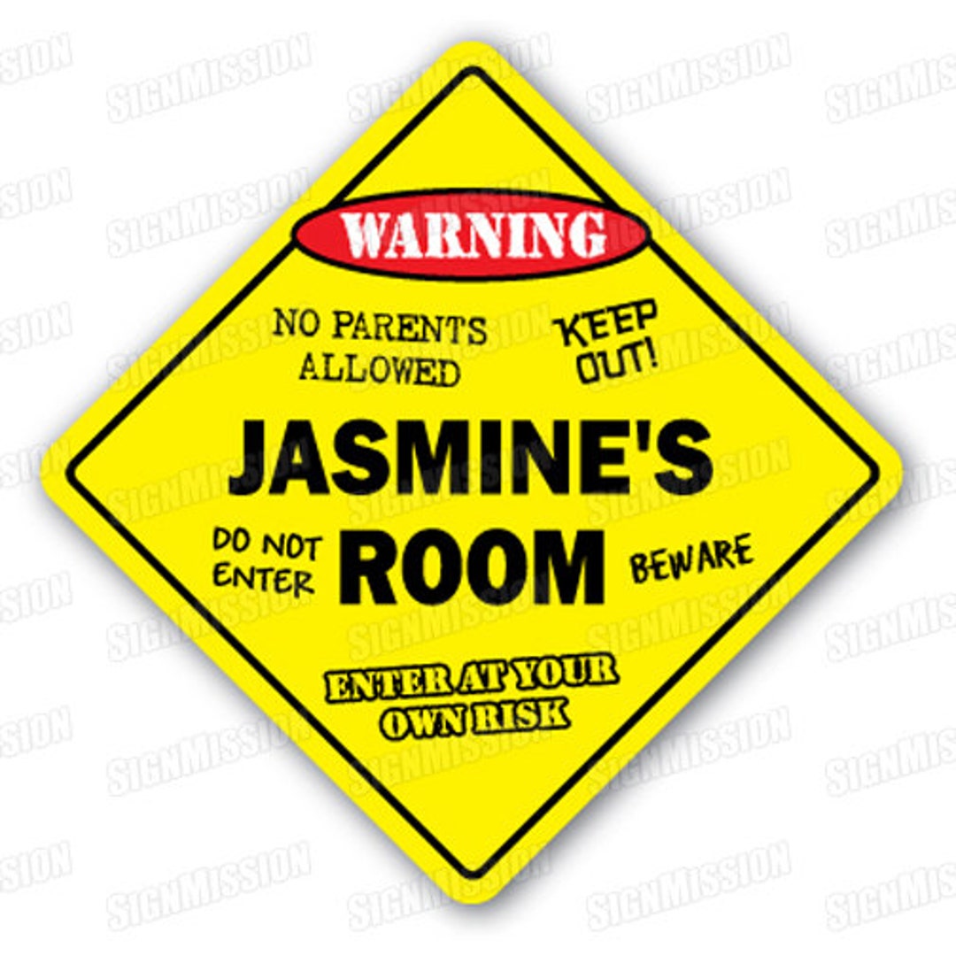 JASMINE'S ROOM SIGN Kids Bedroom Decor Door Children's - Etsy