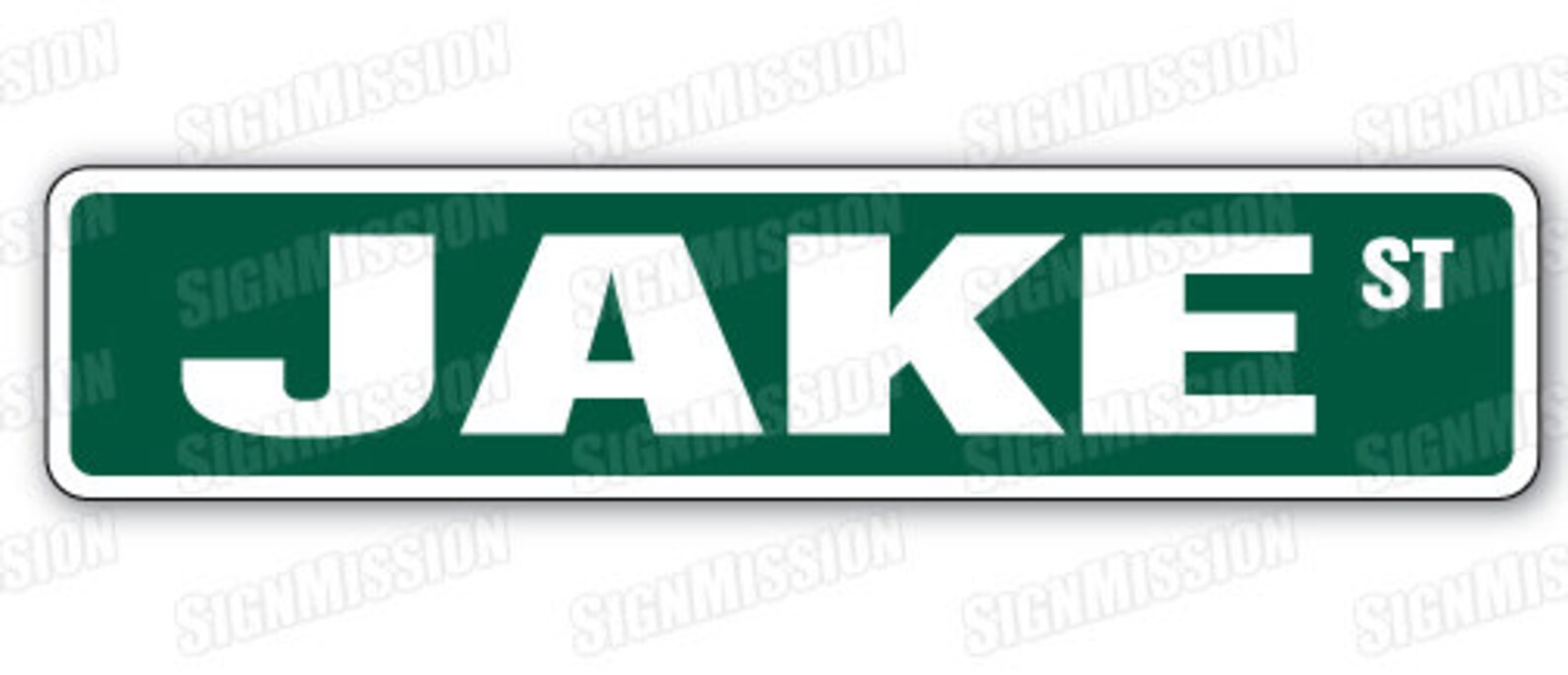 JAKE Street Sign Great Gift 100's of Names - Etsy