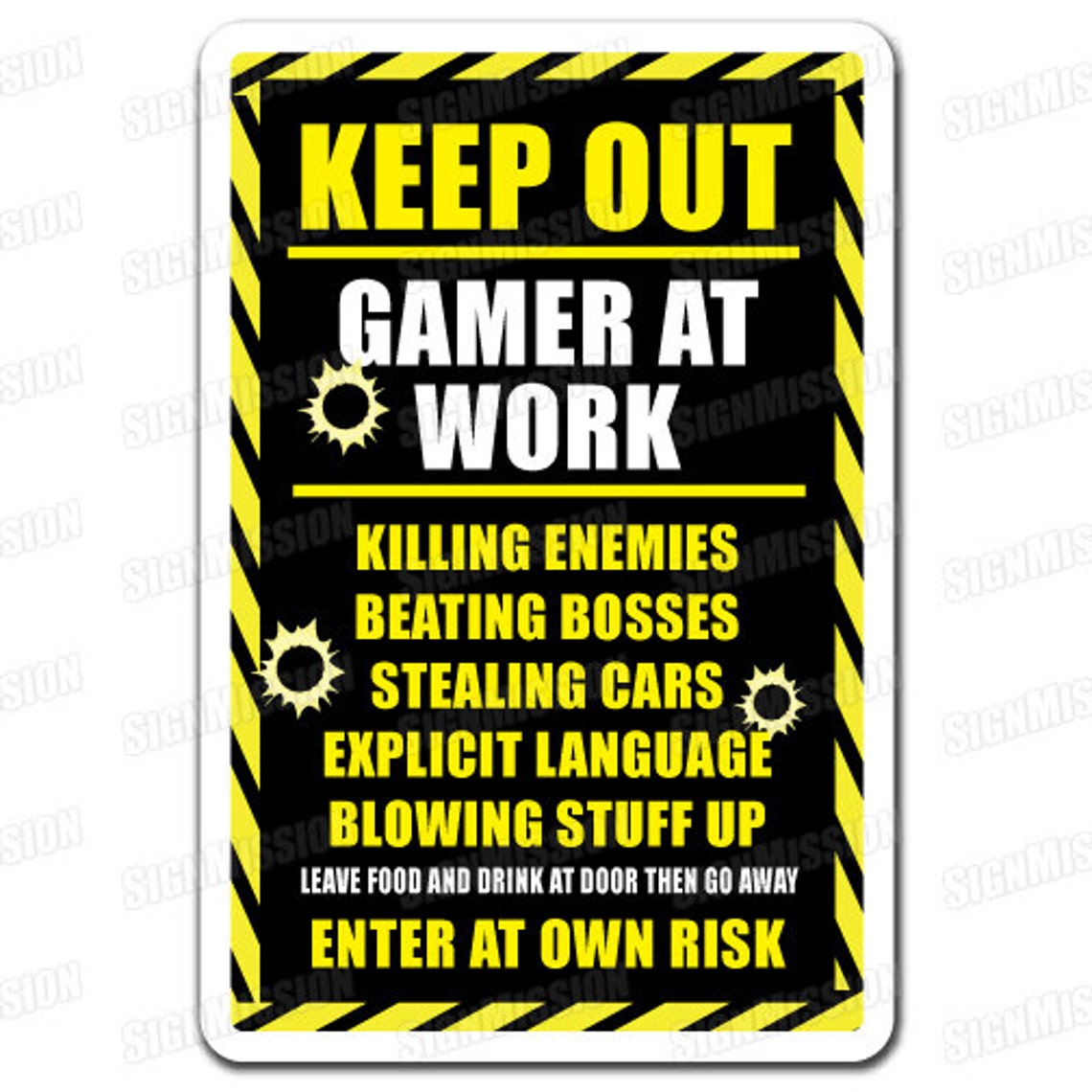 KEEP OUT GAMER at Work Novelty Sign Gift Xbox Ps3 Ps4 - Etsy