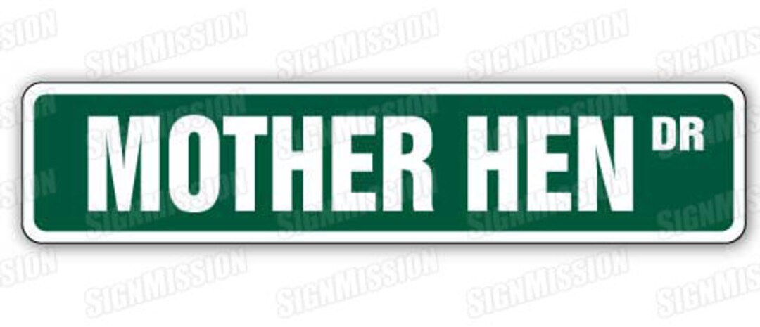 MOTHER HEN Street Sign Chicken Eggs Ranch Farm Gift - Etsy