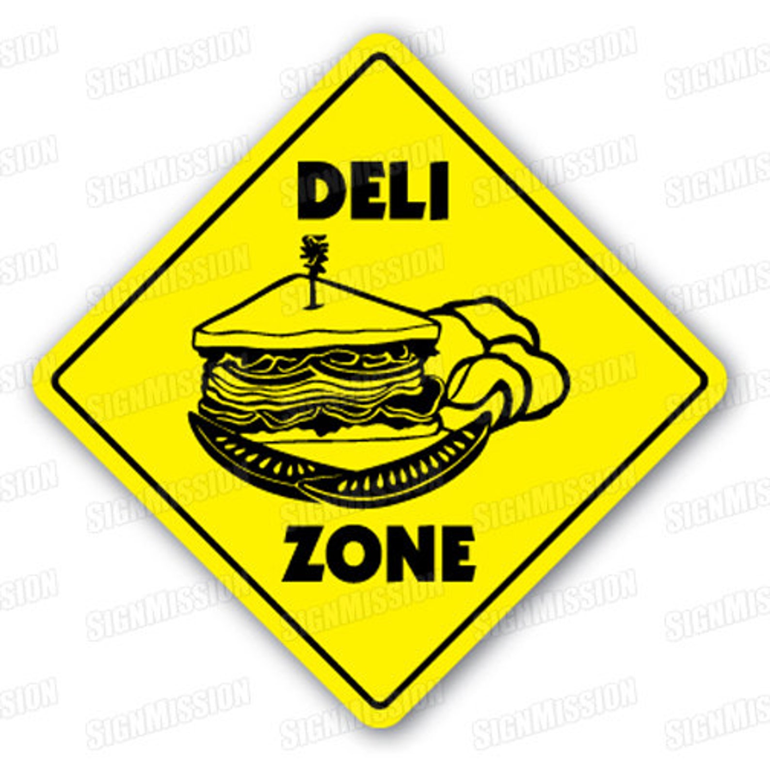 DELI ZONE Sign Delicatessen Signs Sandwich Shop Neon - Etsy
