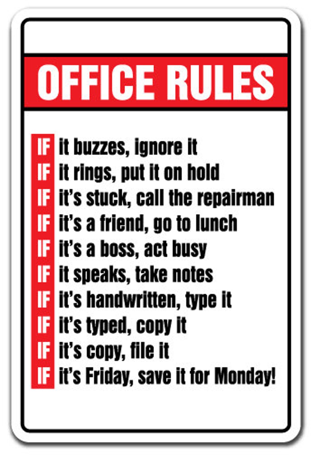 Funny Boss Signs