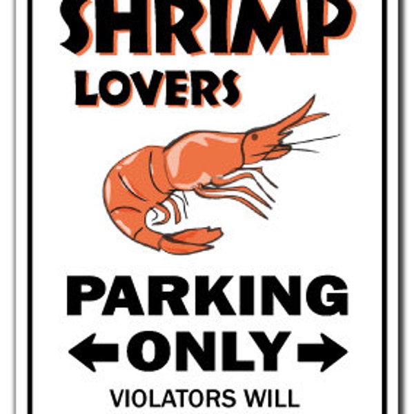 Shrimp Sign - Etsy
