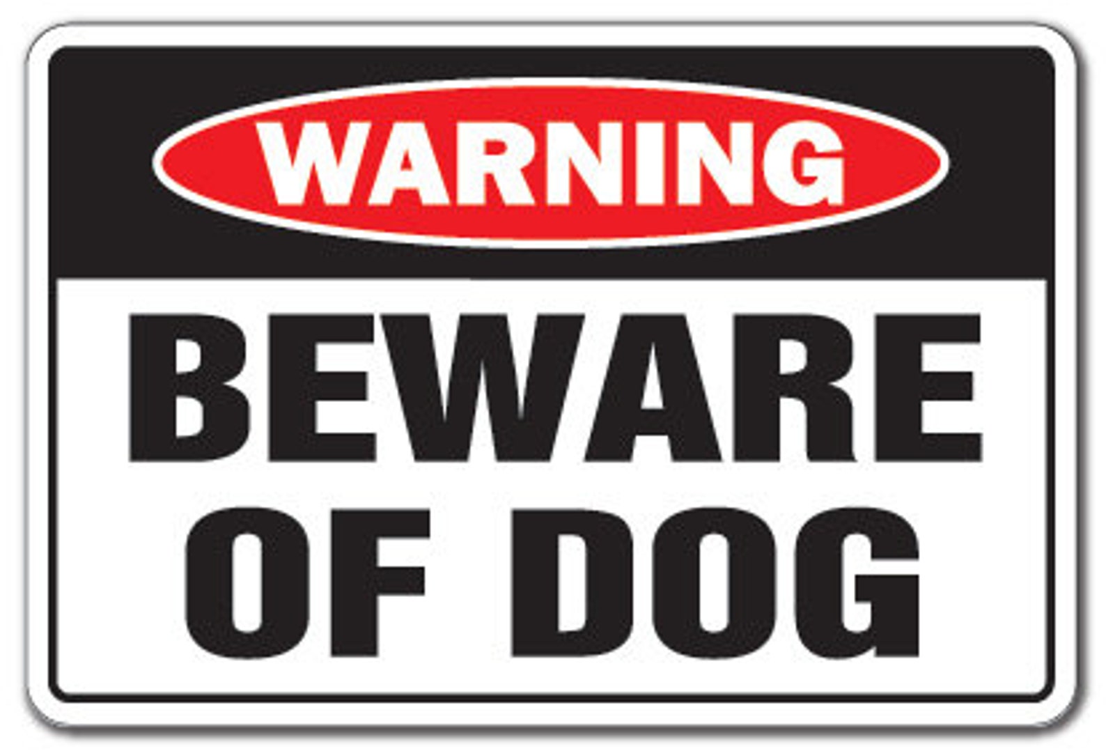 Beware of Dog Warning Sign Pet Dogs Signs Security - Etsy