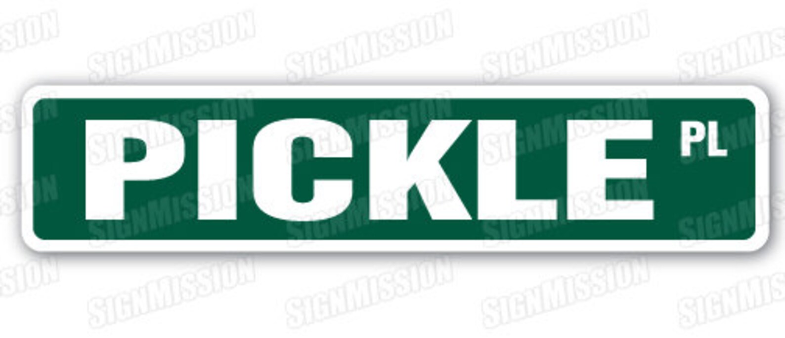 PICKLE Street Sign Dill Lover Kosher Pickled Spear Chips | Etsy