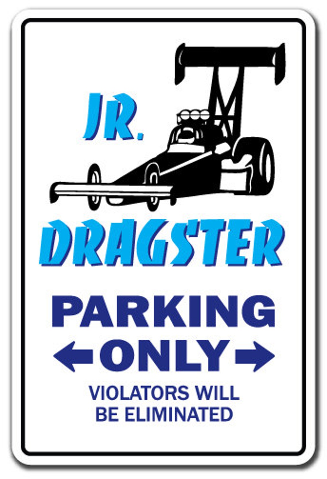 Jr. Dragster Novelty Sign Gift Drag Racing Car Sports Hobby - Etsy