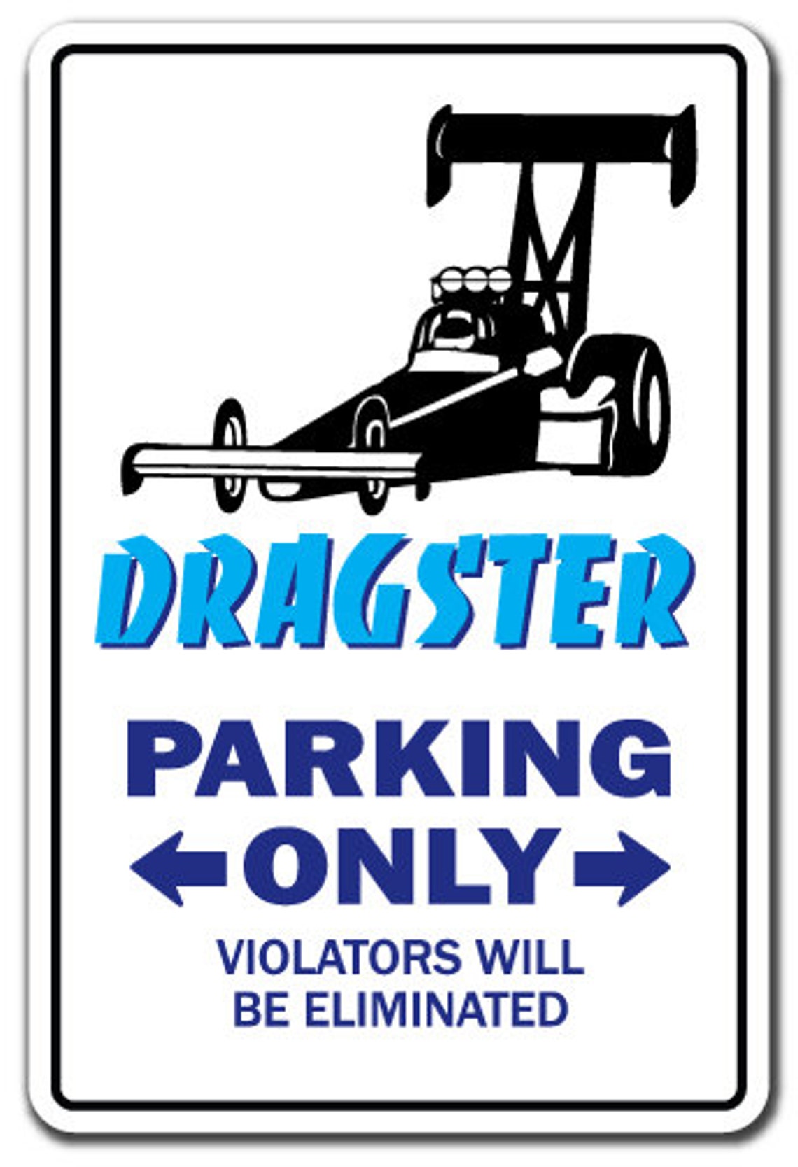 Dragster Novelty Sign Gift Drag Racing Sports Car Hobby Speed - Etsy