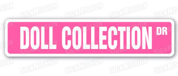 DOLL COLLECTION Street Sign Barbie Antique Collectible | Etsy