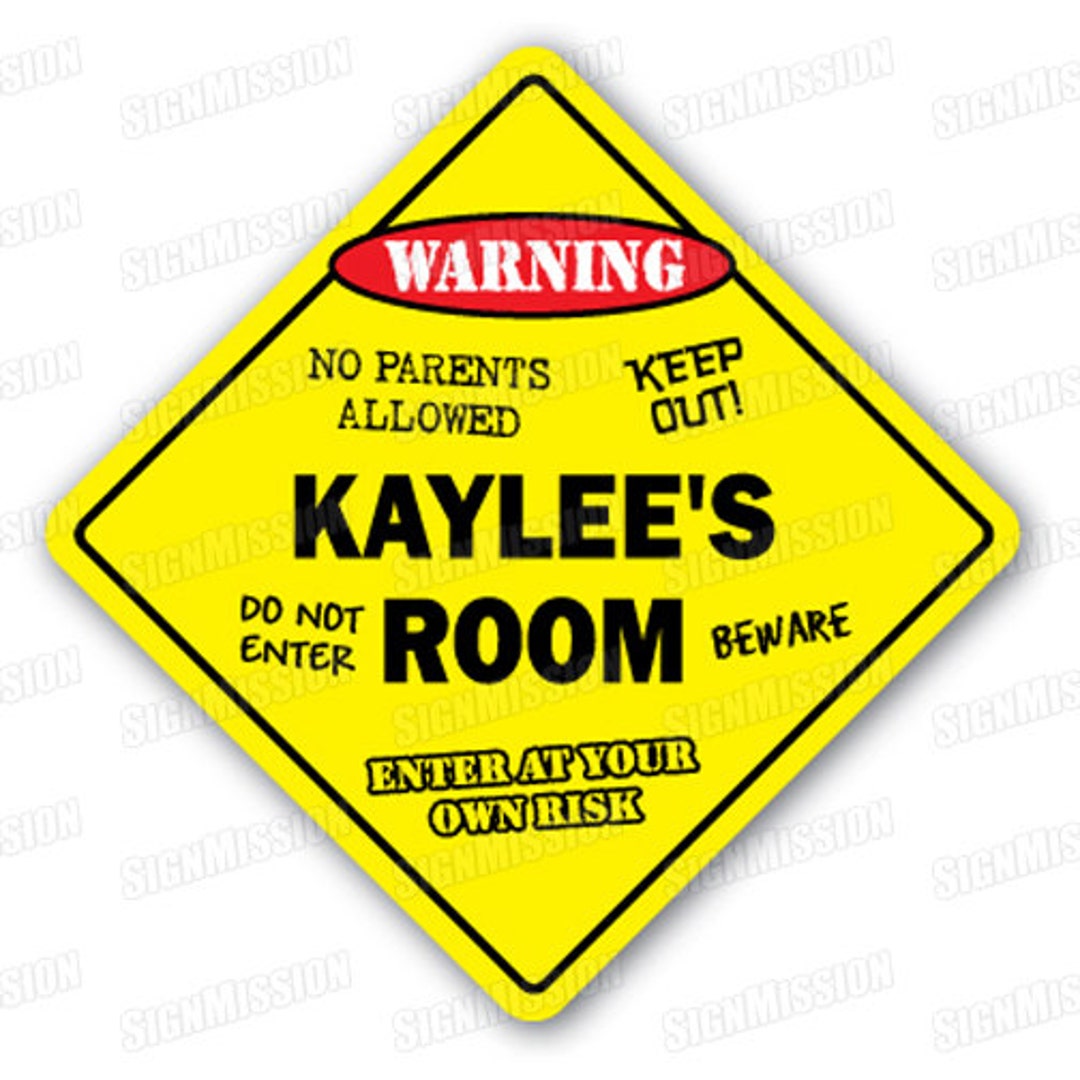 KAYLEE'S ROOM SIGN Kids Bedroom Decor Door Children's Name Boy Girl ...