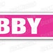 ABBY'S ROOM SIGN Kids Bedroom Decor Door Children's Name Boy Girl Gift ...