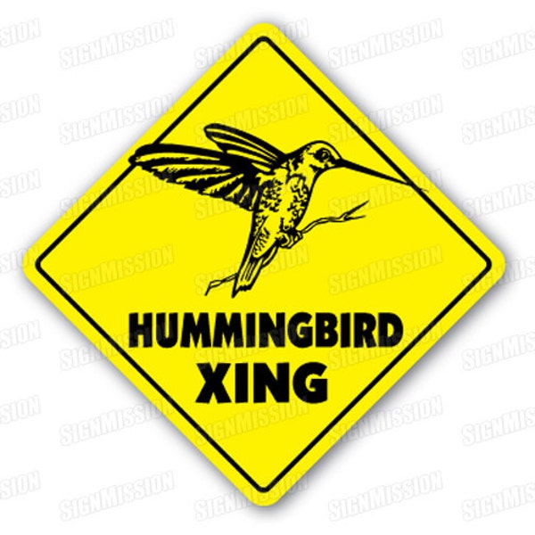 Hummingbird Crossing Sign - Etsy