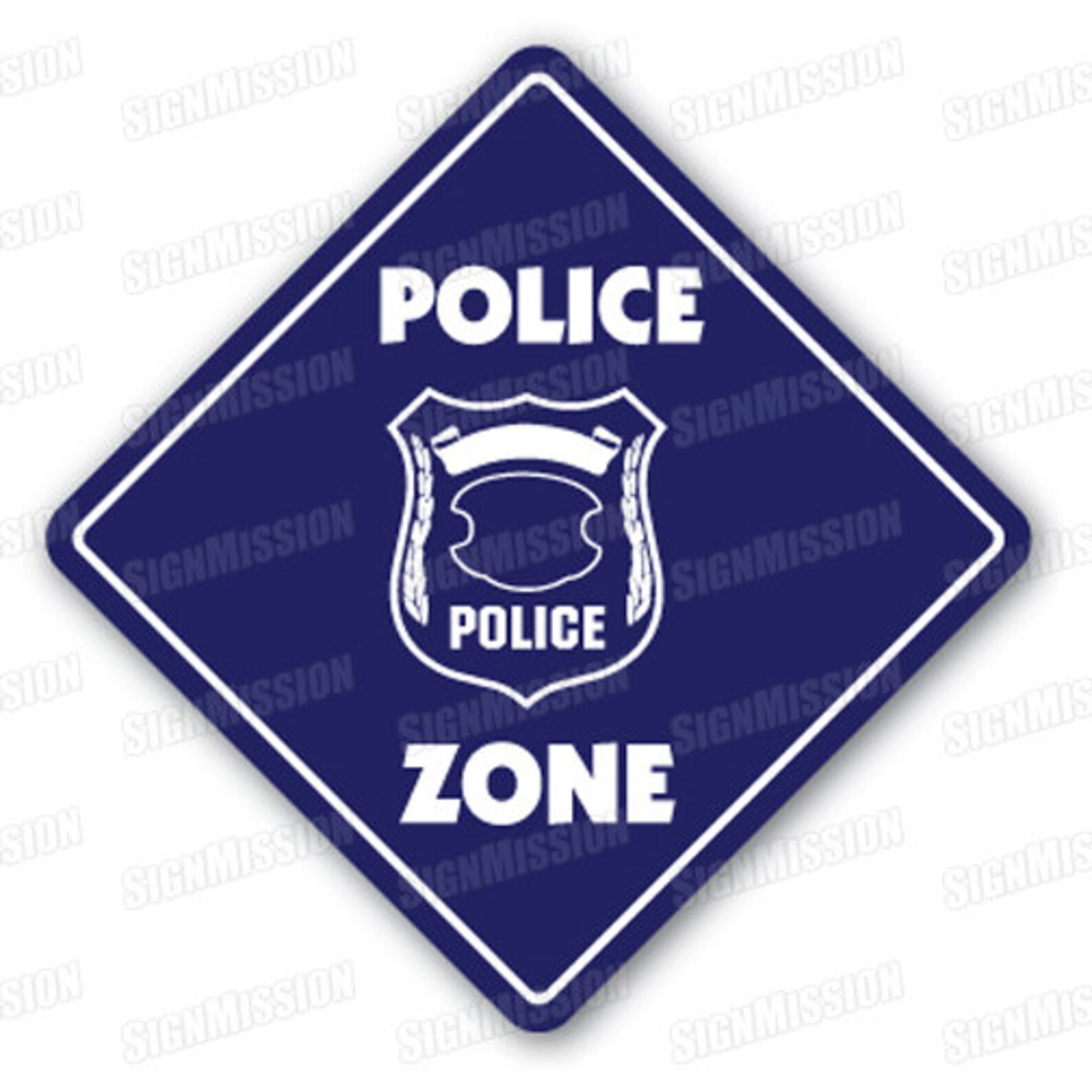POLICE ZONE Sign Signs Law Enforcement Cop K9 Gift - Etsy
