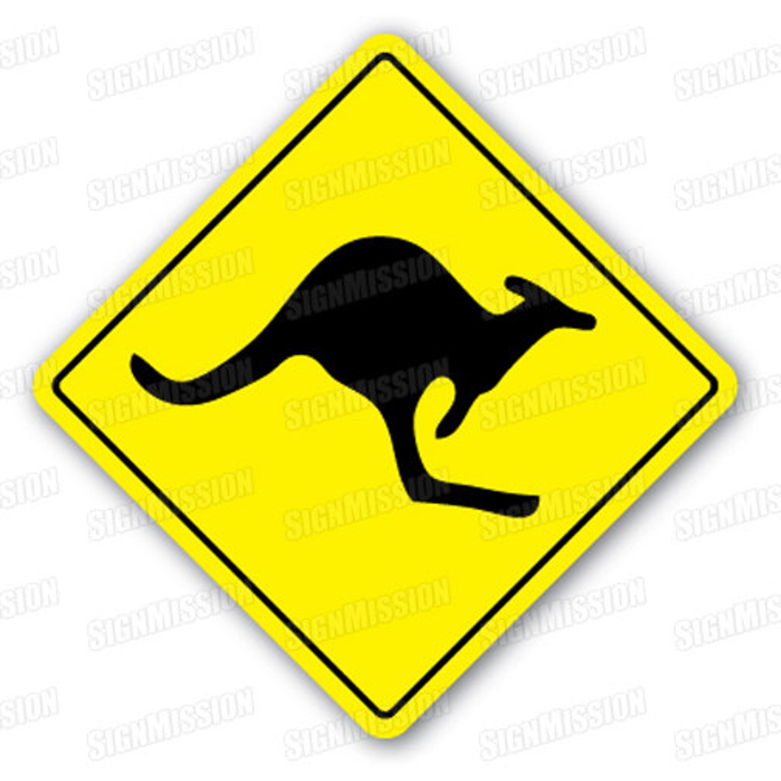 KANGAROO CROSSING Sign Xing Signs - Etsy