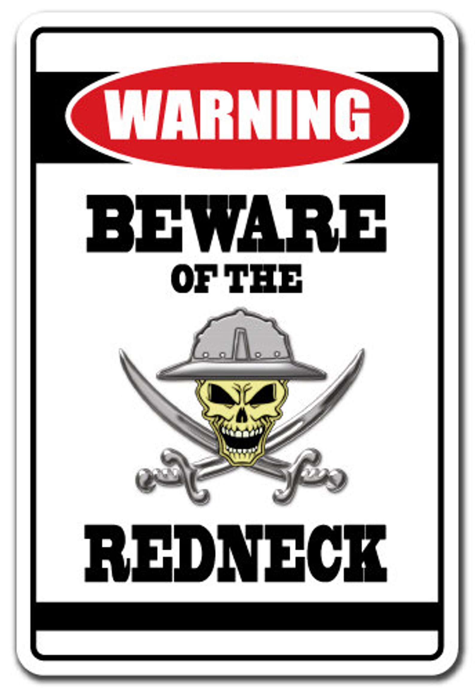 Beware of the Redneck Warning Sign Gift Country Hillbilly - Etsy