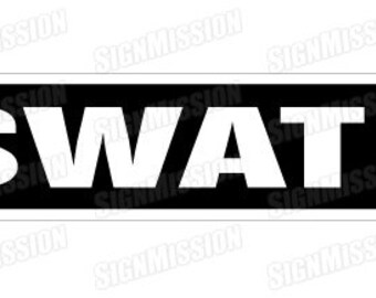 Swat Police Sign - Etsy