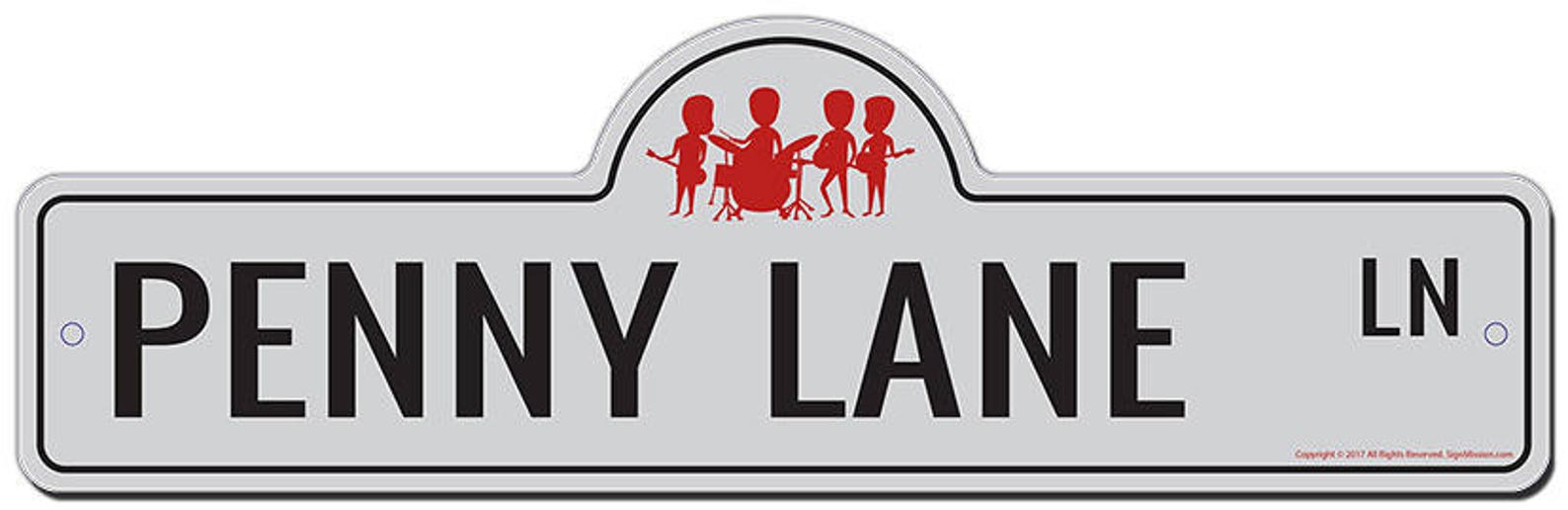 Penny Lane Street Sign Indoor/outdoor Funny Home Decor for - Etsy