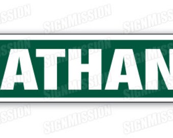 Nathan Name Sign - Etsy