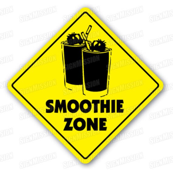 SMOOTHIE ZONE Sign Signs Fruit Novelty Machine Drink Gift - Etsy